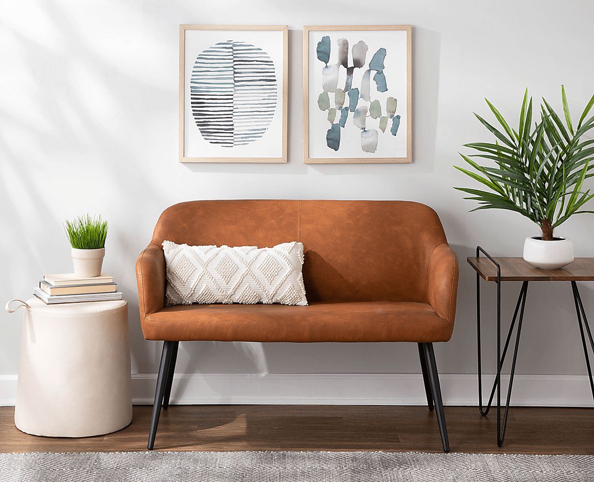 Eastchase Camel Accent Bench - Rooms To Go
