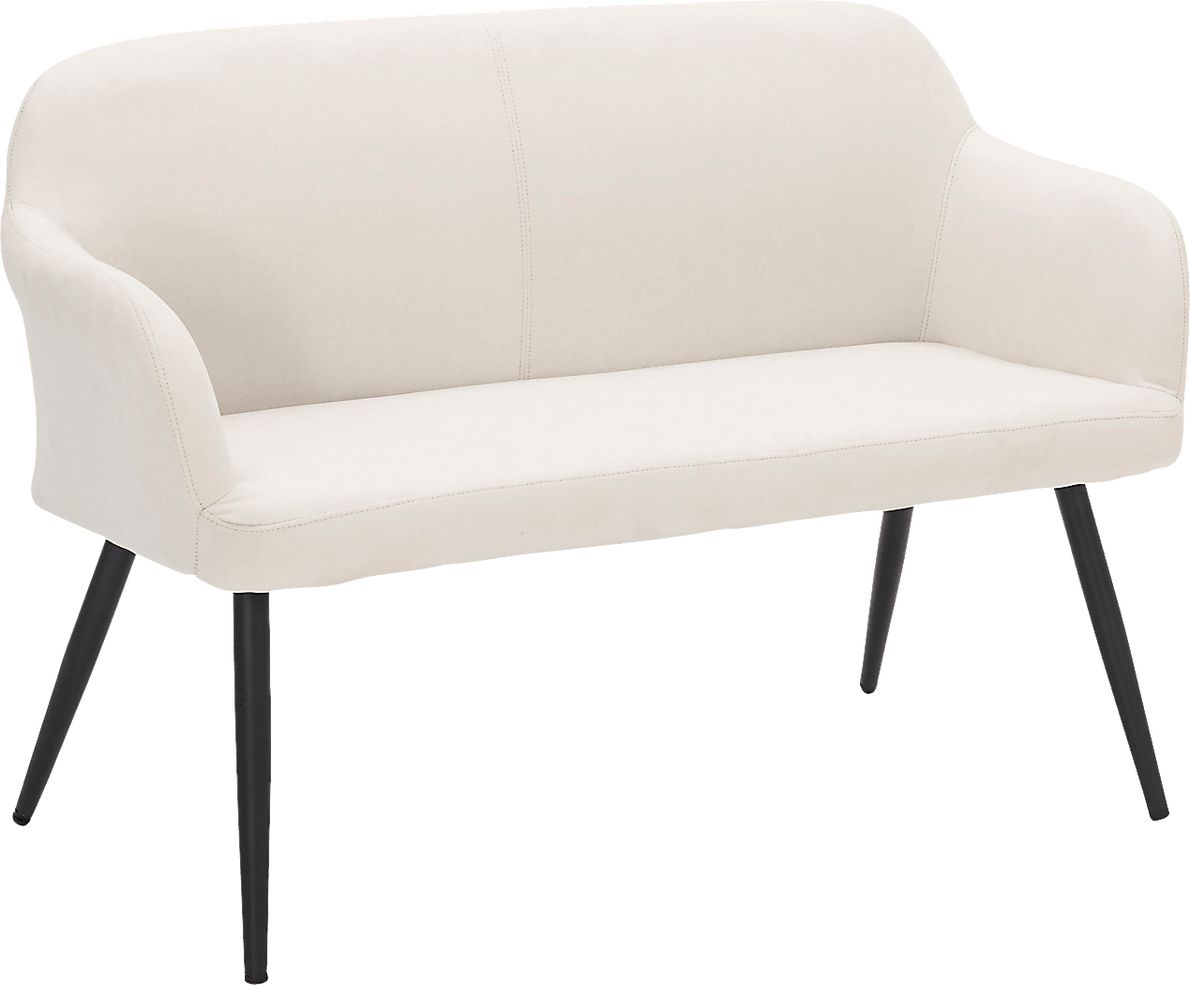 Eastchase Cream Beige Polyester Fabric Bench - Rooms To Go