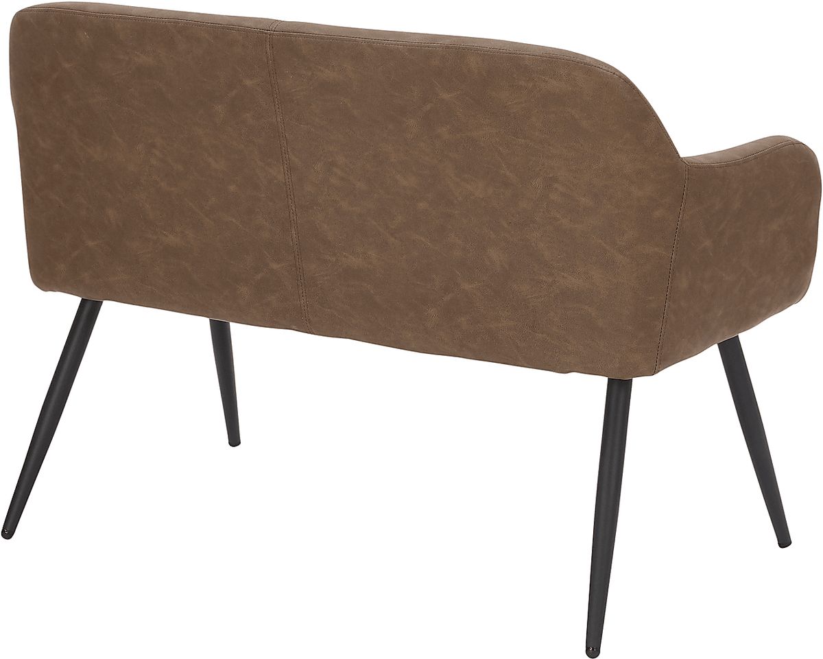 Eastchase Espresso Brown Polyurethane Fabric Bench | Rooms to Go