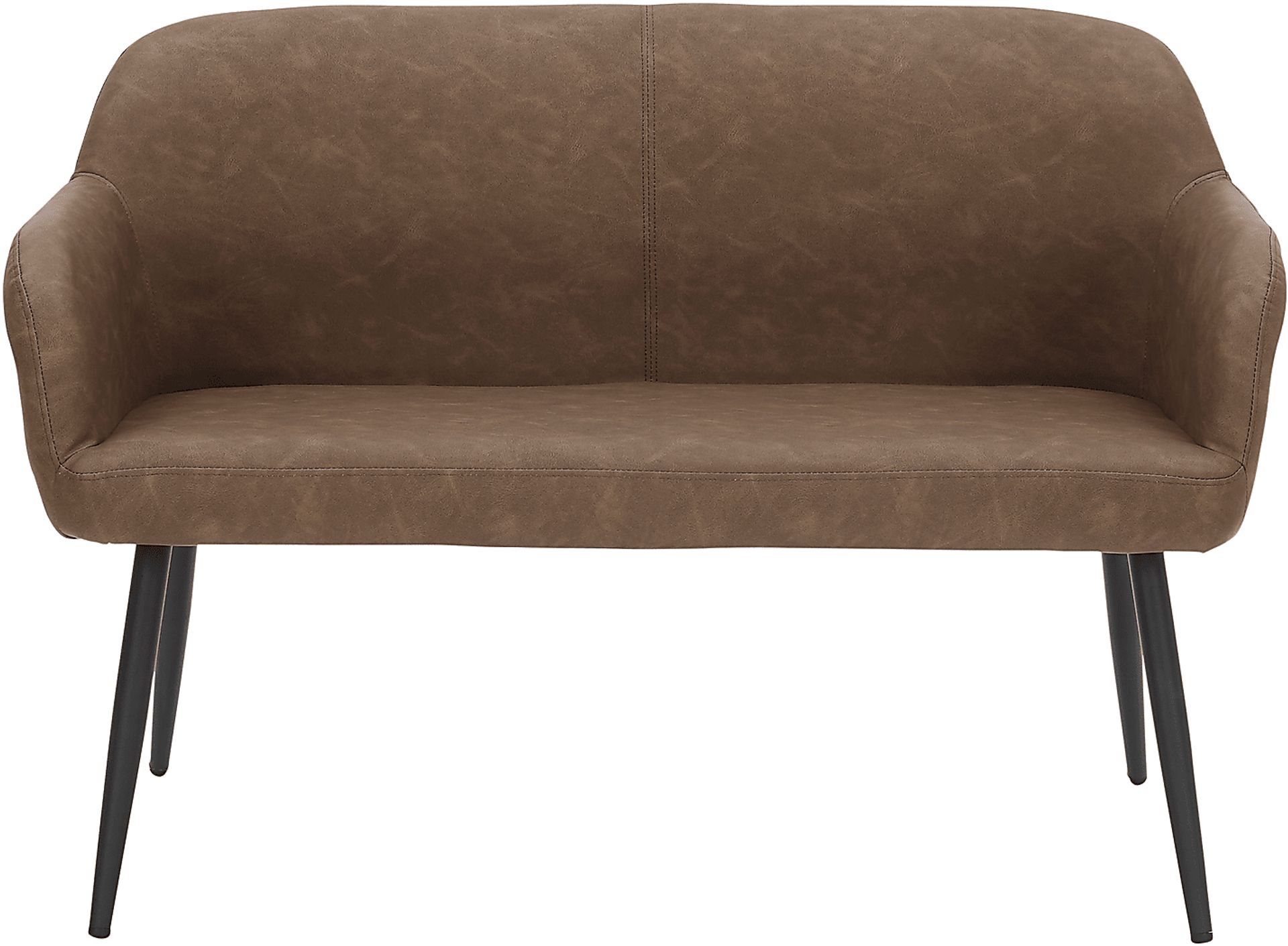 Eastchase Espresso Brown Polyurethane Fabric Bench | Rooms to Go