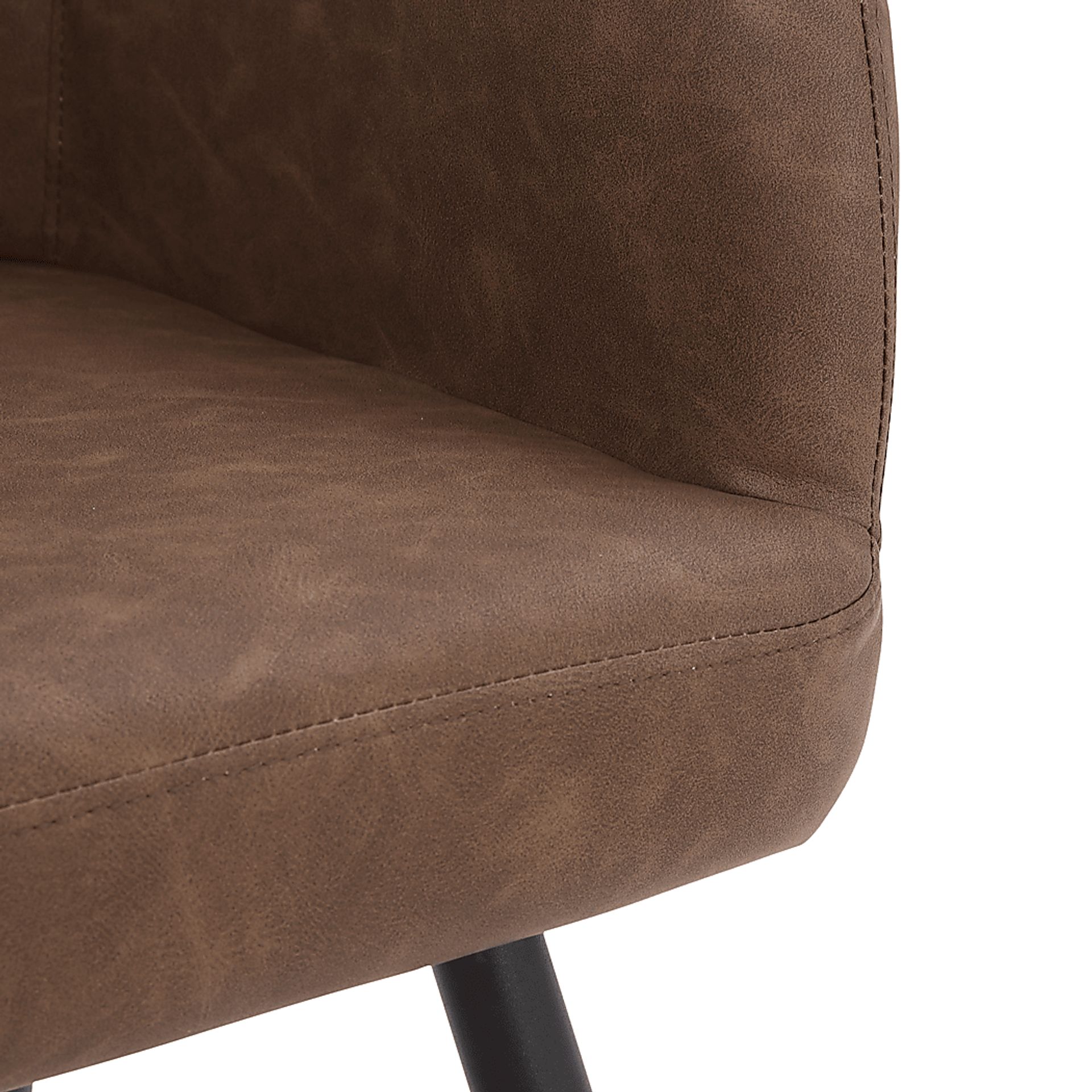 Eastchase Espresso Brown Polyurethane Fabric Bench | Rooms to Go