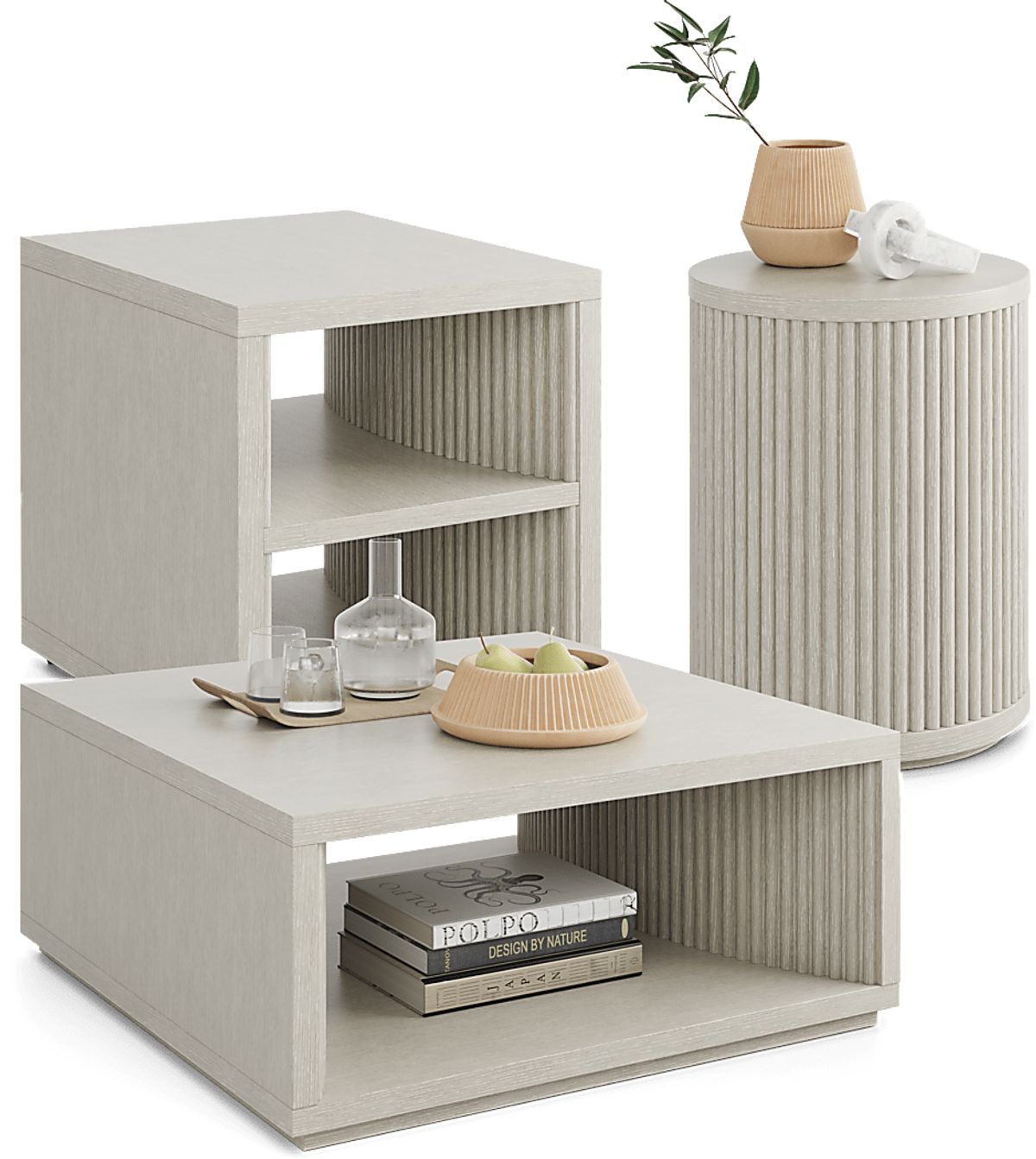 Eastchester White Colors,White 3 Pc Occasional Table Set | Rooms to Go