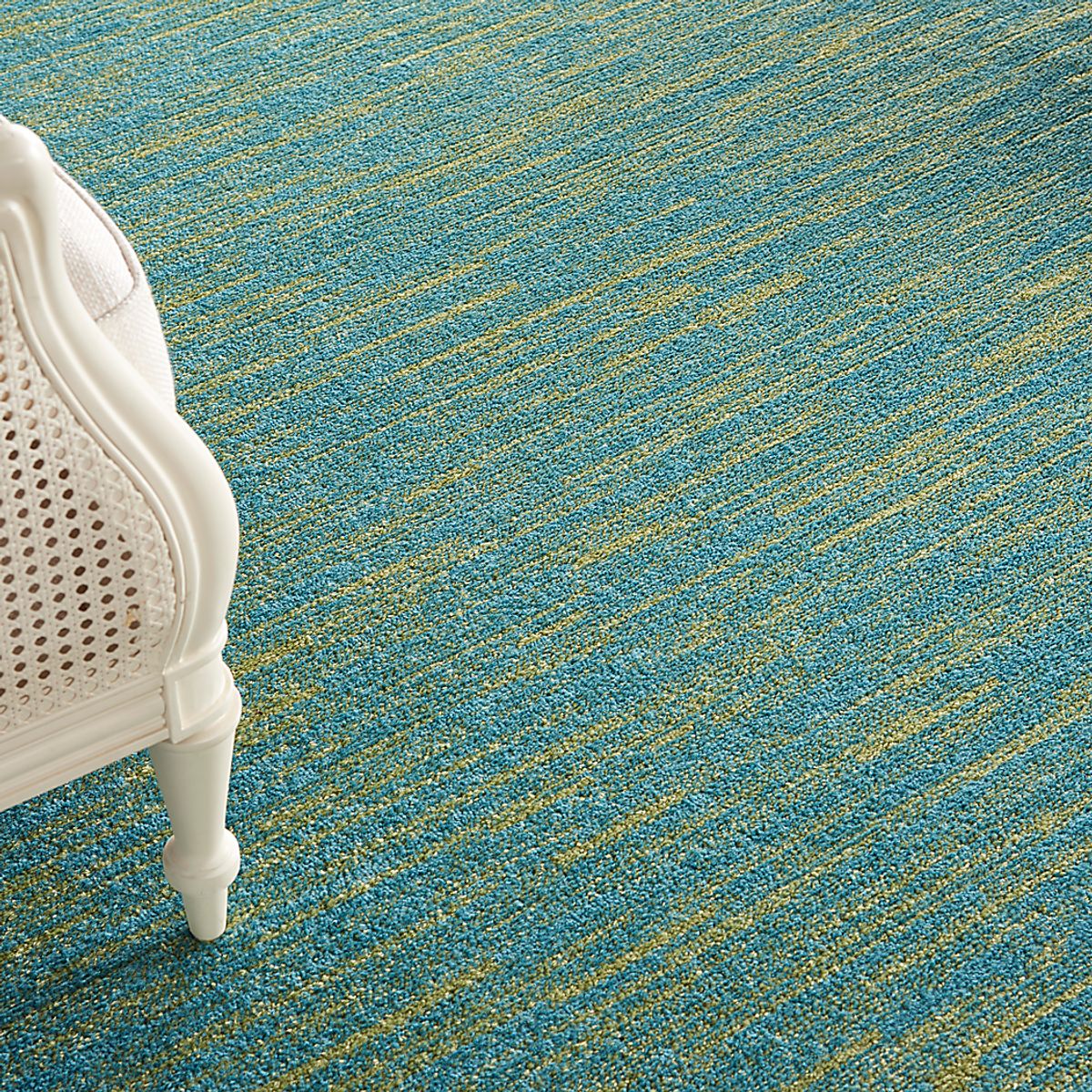 Easthagen Blue/Green Blue Rugs | Rooms to Go