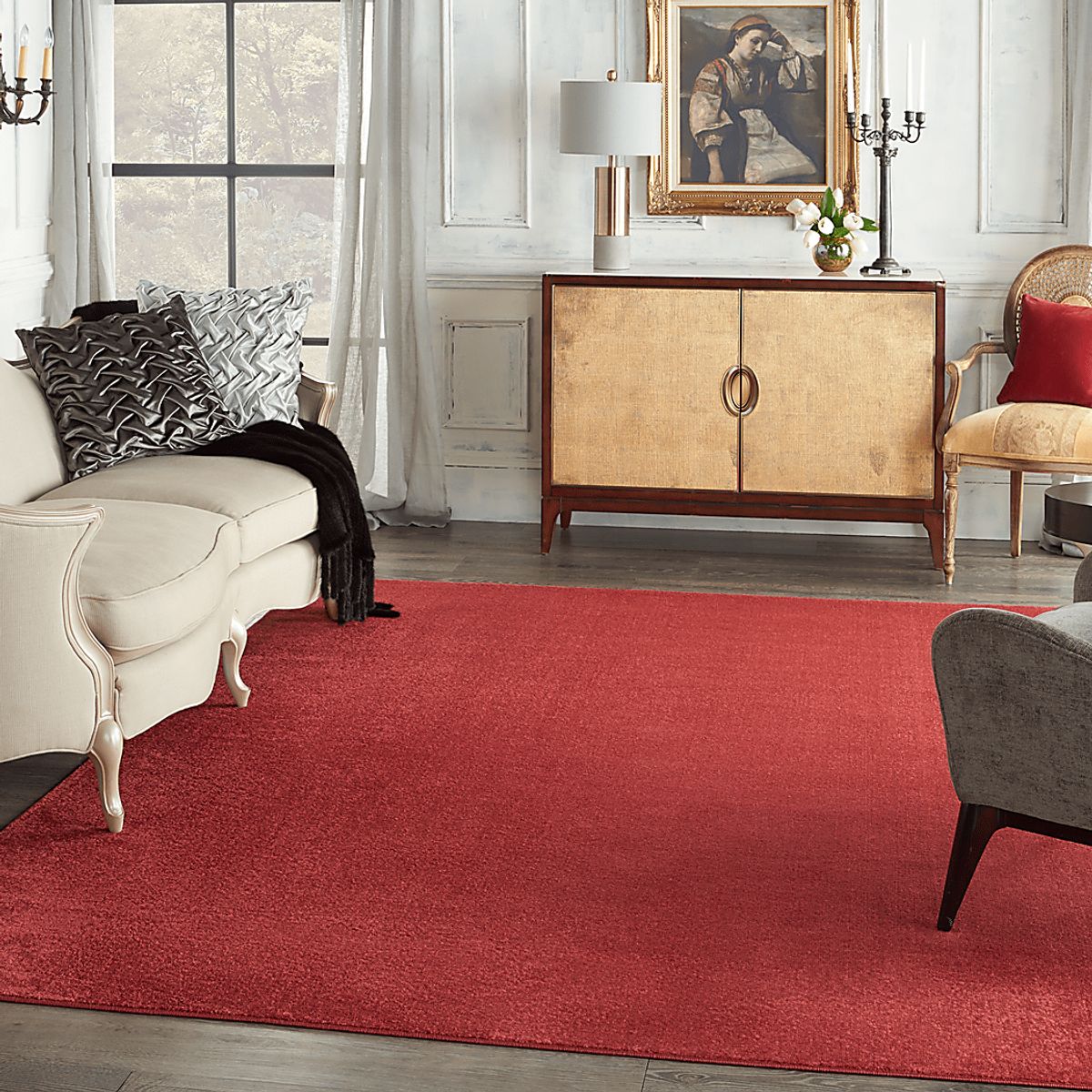 Easthagen Red Rugs | Rooms to Go