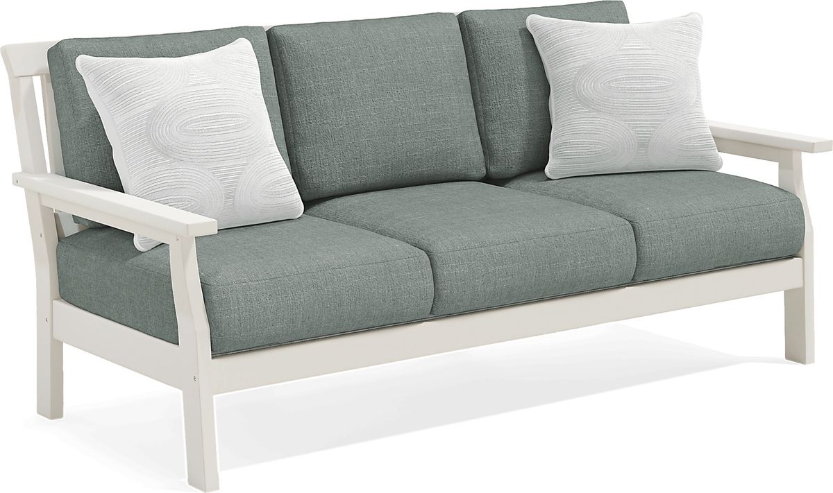 Fifth & Shore Eastlake 4 Pc White Colors,White Jade Green Outdoor ...