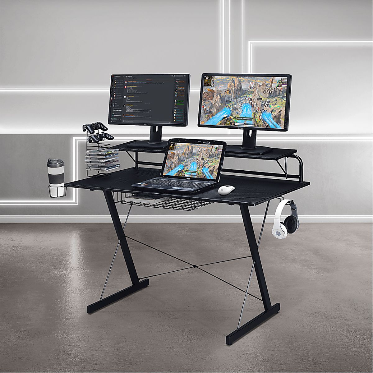 Eatoheim Black Desk | Rooms to Go