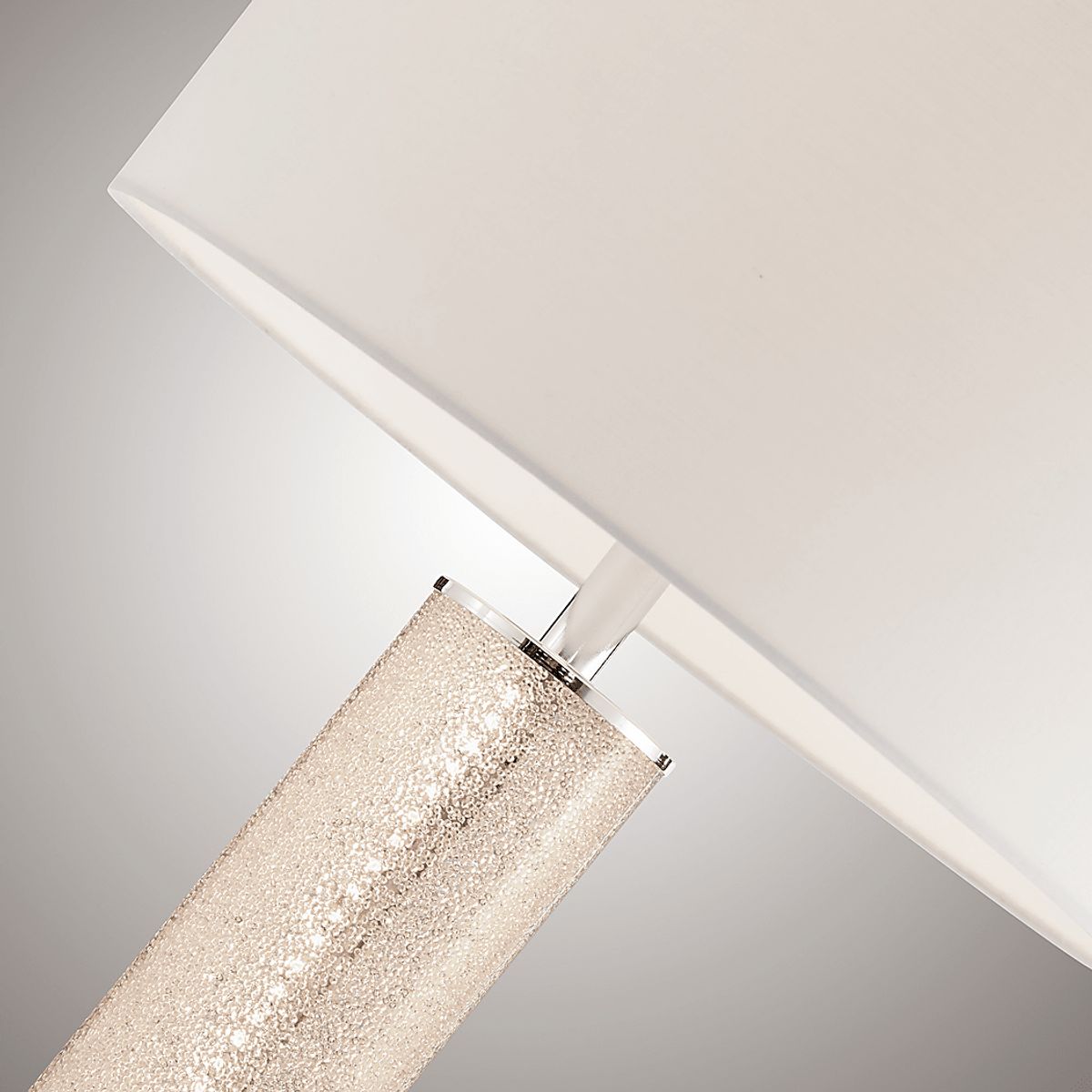 Eckles Loop Chrome Gray Table Lamp | Rooms to Go