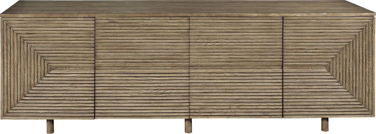 Edenborn Brown Dark Wood Console | Rooms to Go