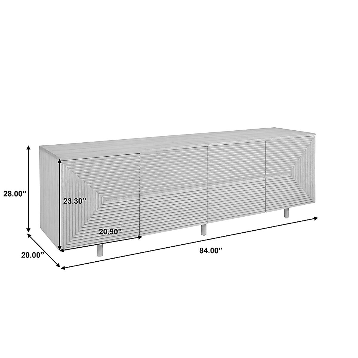 Edenborn Brown Dark Wood Console | Rooms to Go