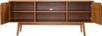 Edford Caramel Light Wood Console - Rooms To Go