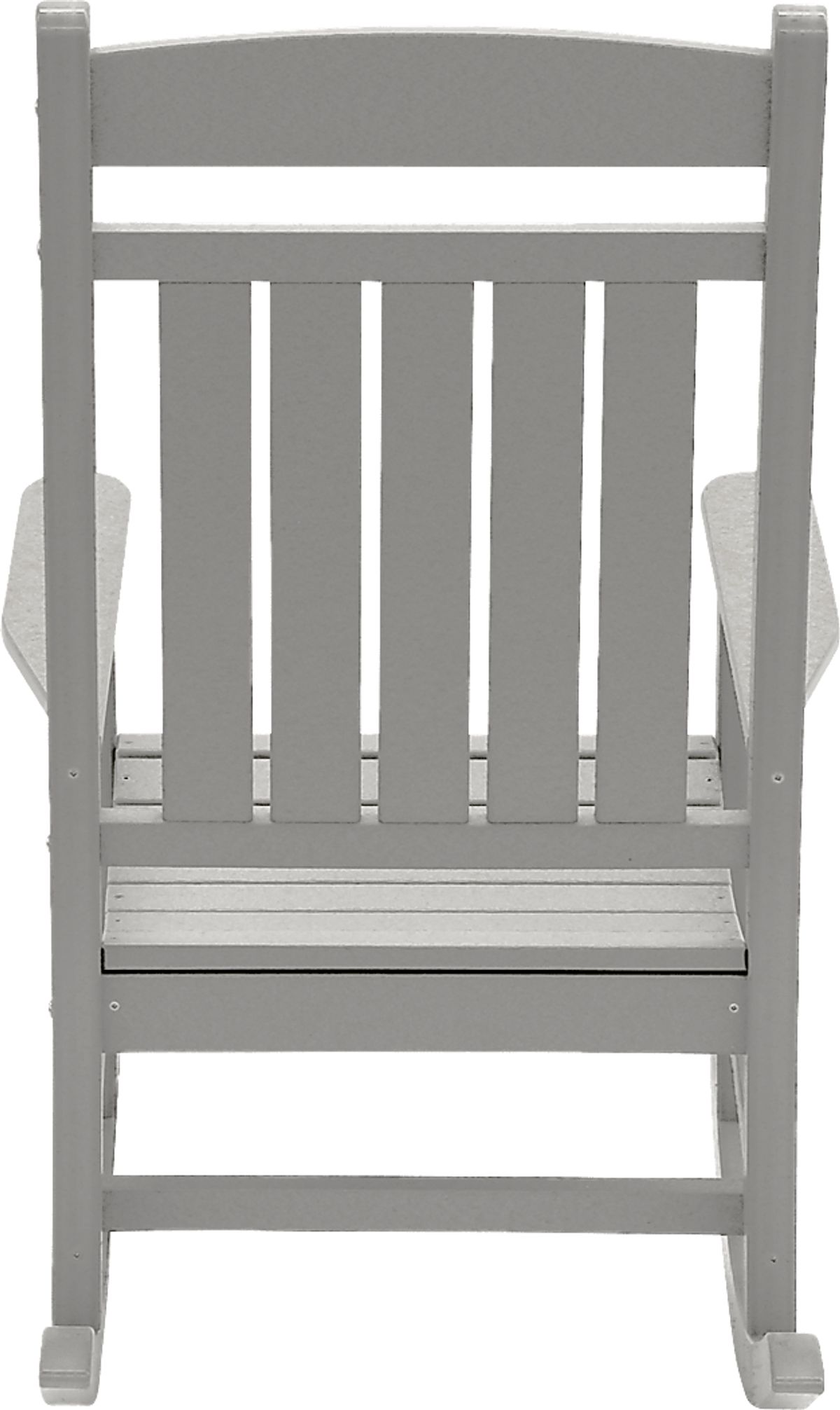 Edgarton Traditional Light Gray Synthetic Fabric Outdoor Rocking Chair ...