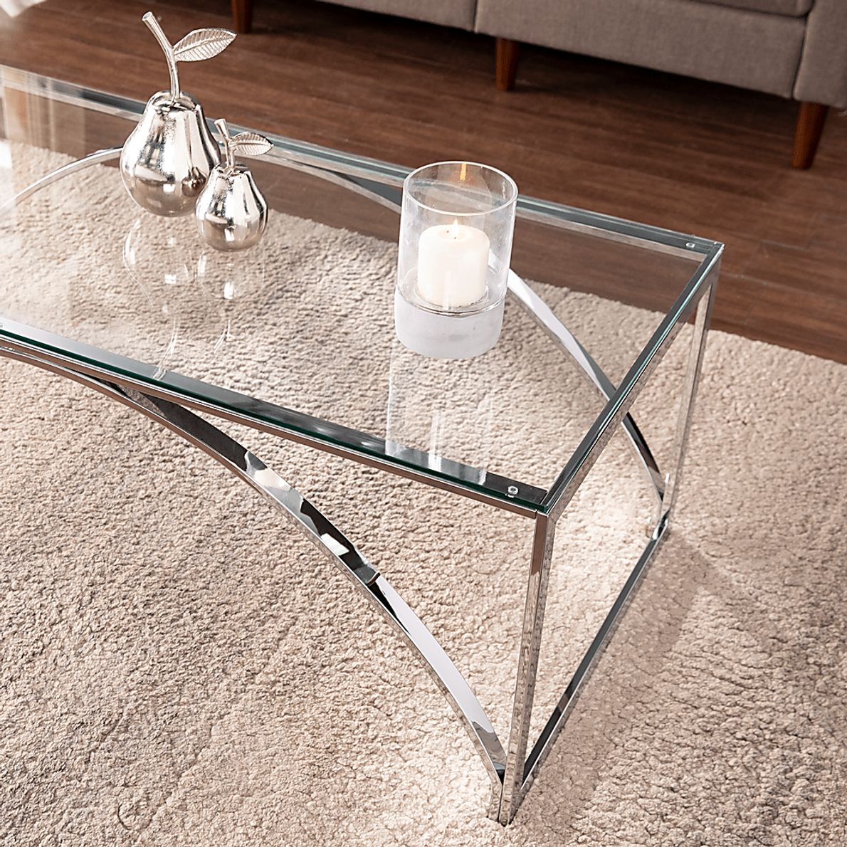 Edgeway Clear Cocktail Table - Rooms To Go