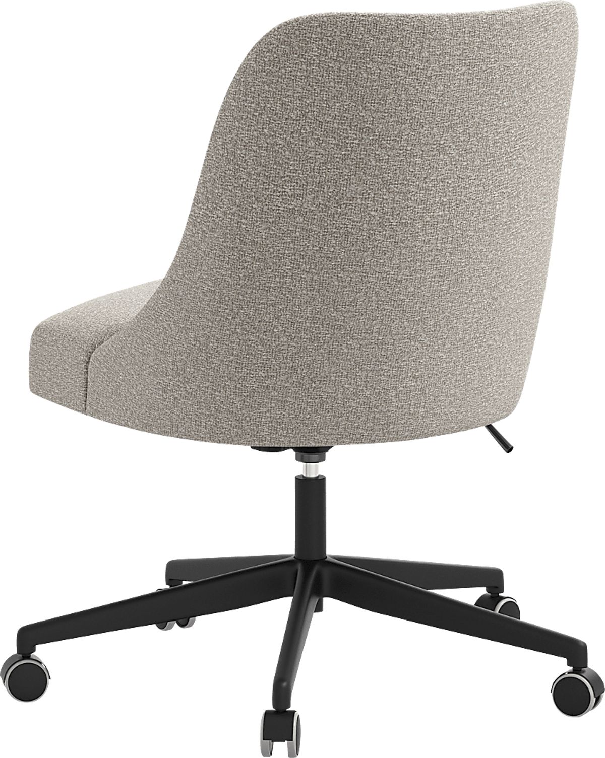 Carmelita Light Gray Polyester Fabric Desk Chair | Rooms to Go