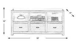 Eldon Square Merlot Dark Wood Console | Rooms to Go