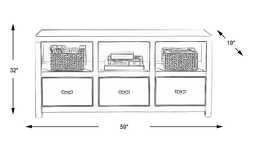Eldon Square White Colors,White Console | Rooms to Go
