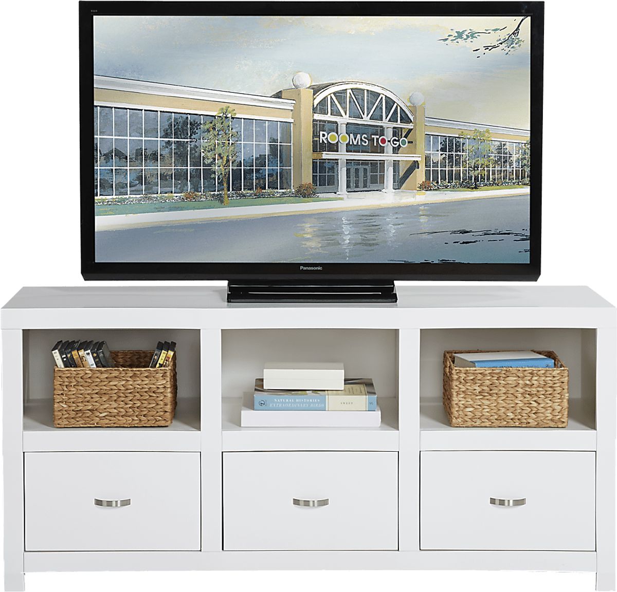 Eldon Square White Colors,White Console | Rooms to Go