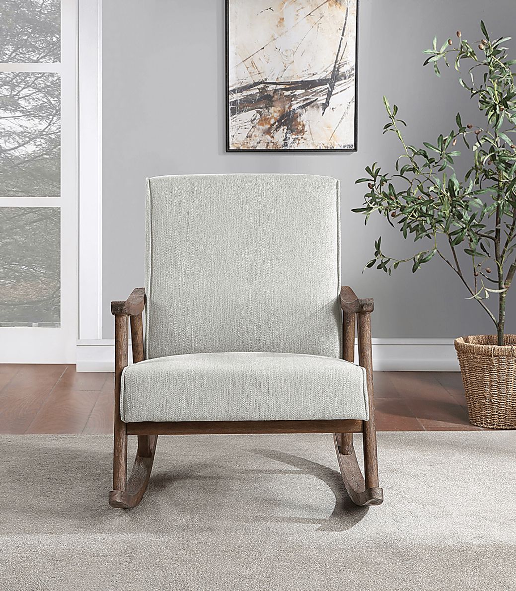 Eldonlee II Gray Rocker Chair - Rooms To Go