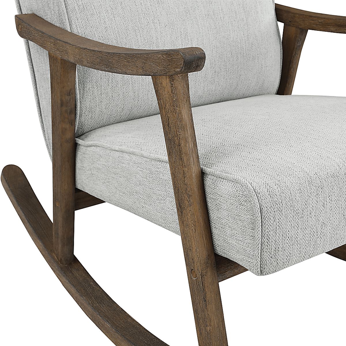Eldonlee II Gray Polyester Fabric Rocker Accent Chair | Rooms to Go