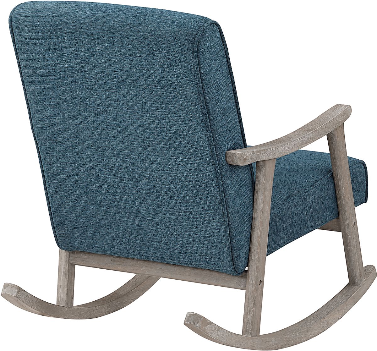 Eldonlee III Blue Polyester Fabric Rocker Accent Chair | Rooms to Go