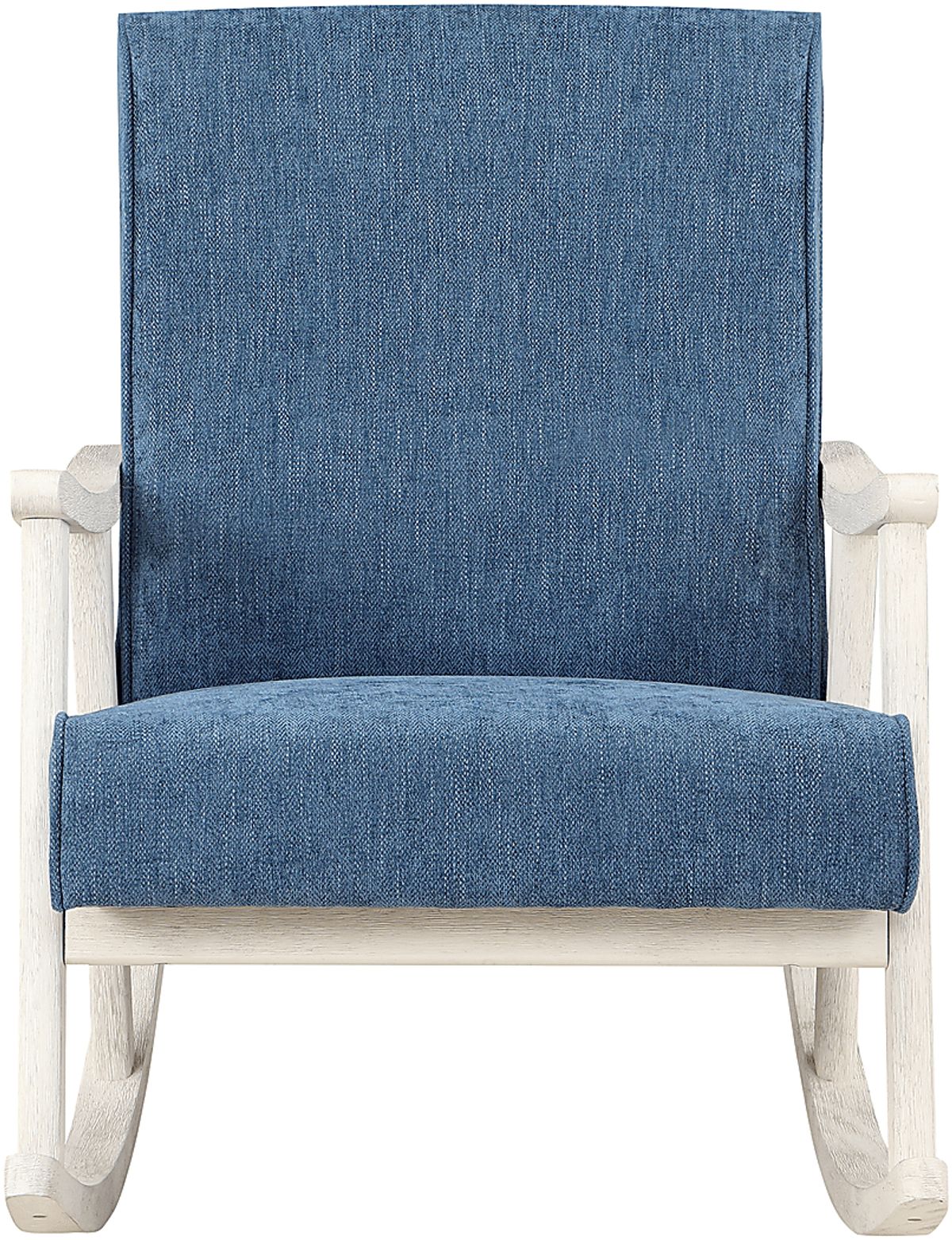 Eldonlee IV Navy Blue Polyester Fabric Rocker Accent Chair | Rooms to Go