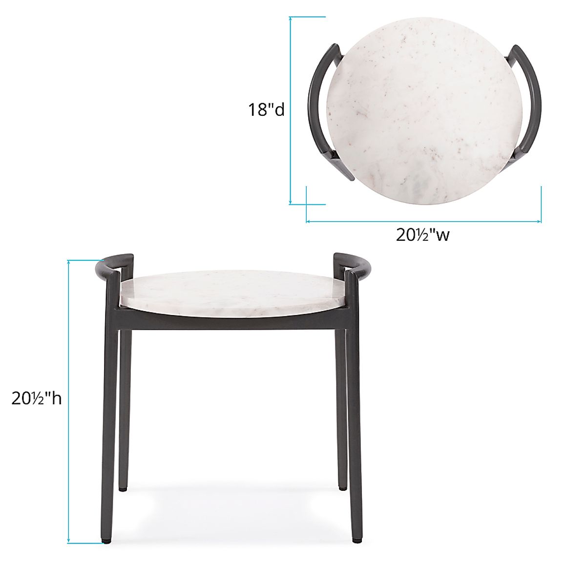 Elfstone Black Black,Colors Accent Table | Rooms to Go