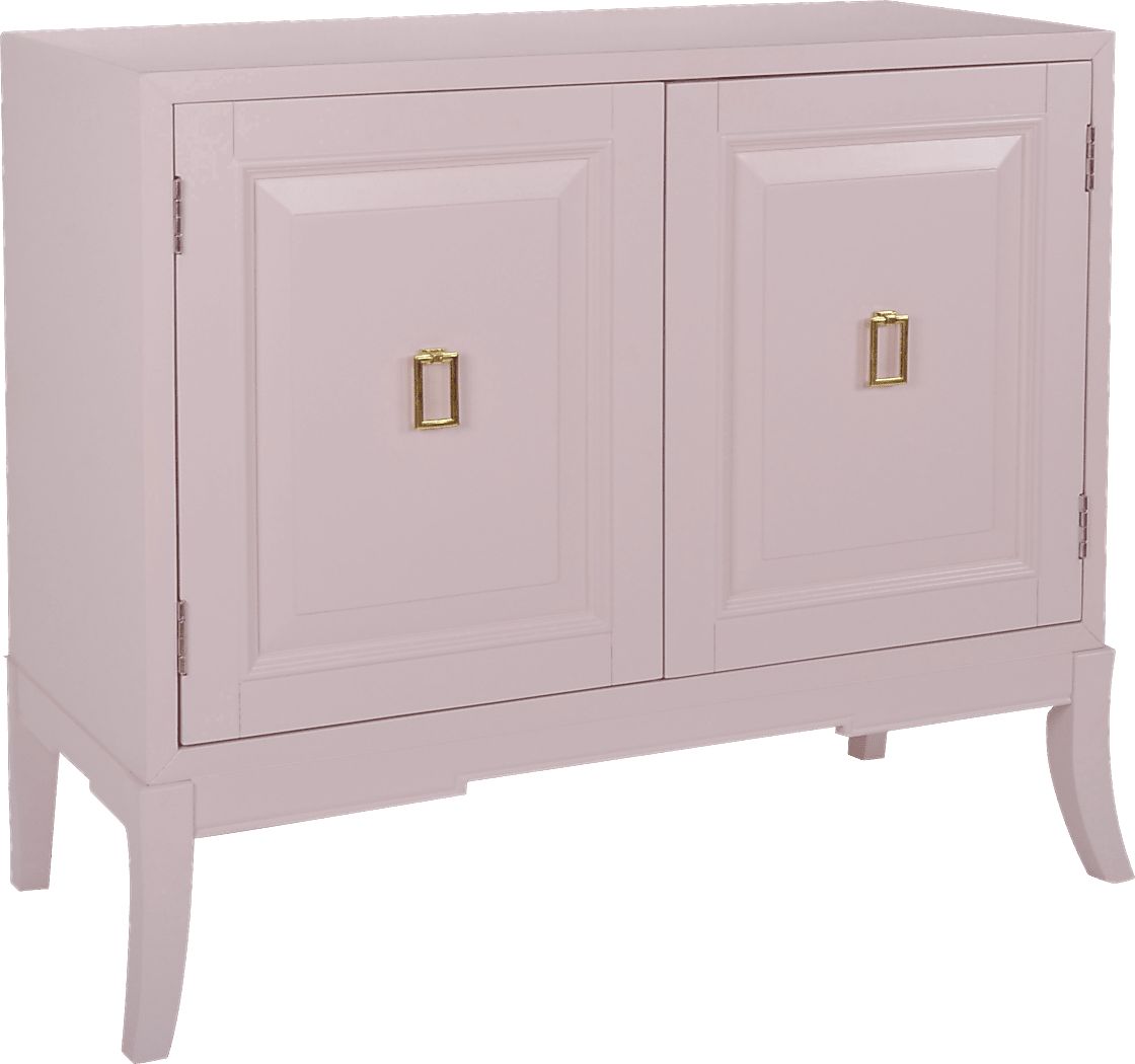 Eli Square Pink Accent Cabinet - Rooms To Go