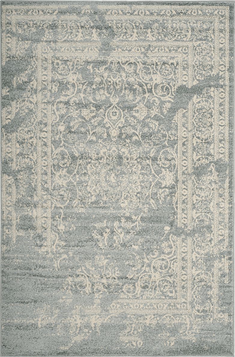 Elinora Slate Gray Rug - Rooms To Go