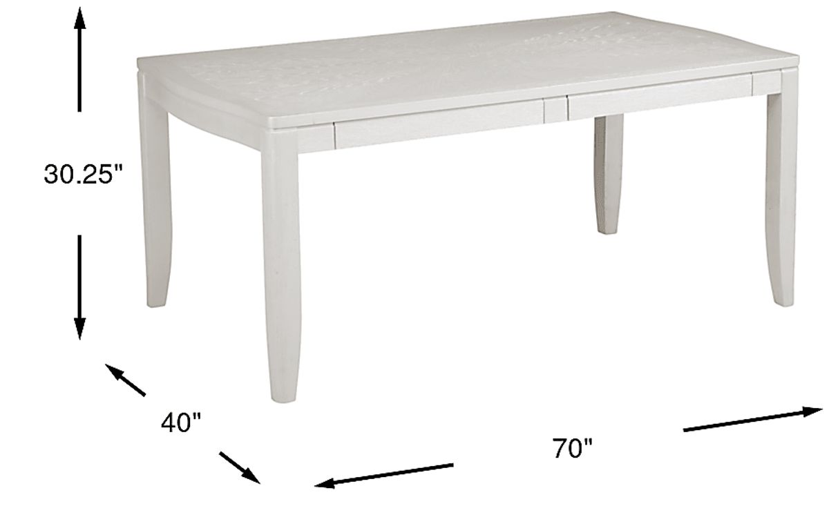 Elliot Park Metal,Platinum Gray Dining Table | Rooms to Go
