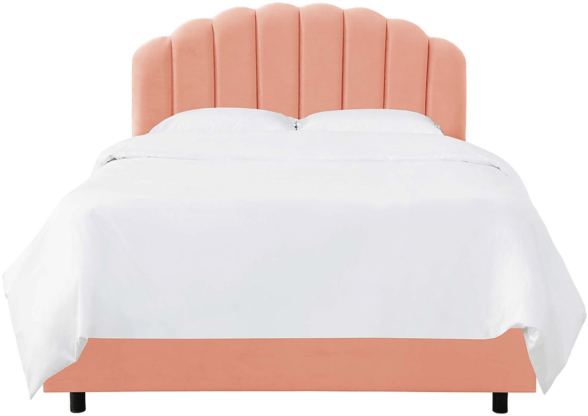 Eloisan Pink Polyester Fabric King Bed | Rooms to Go