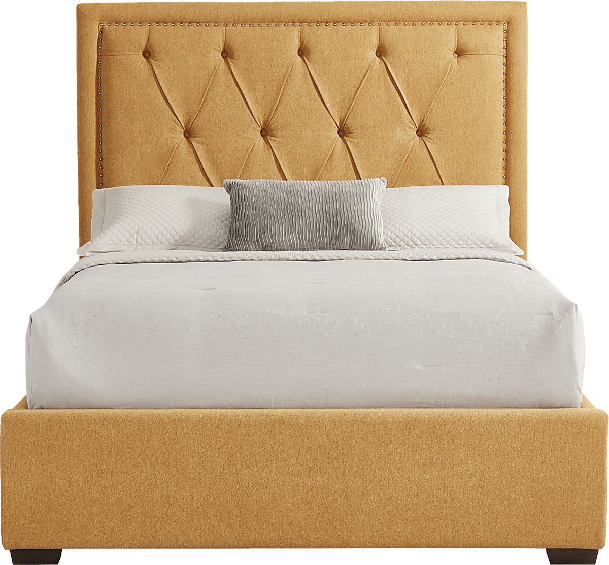 Elridge II Yellow 3 Pc King Upholstered Bed | Rooms to Go