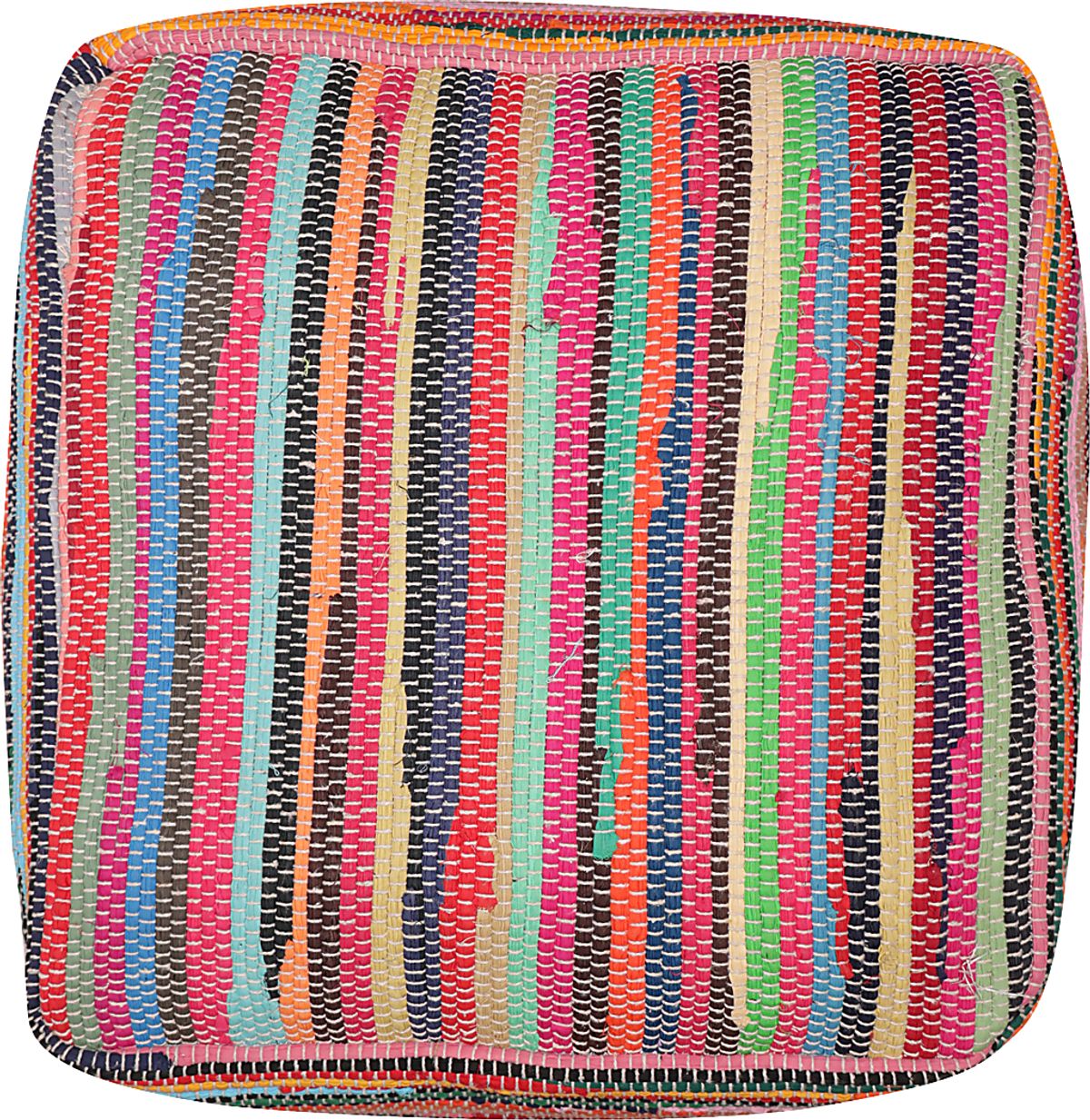 Elsabe Multi Cotton Fabric Poufs | Rooms to Go