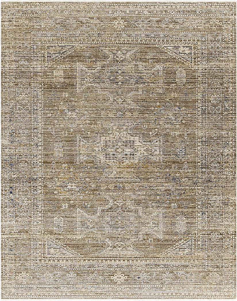 Elsinore Amber Beige,Yellow Polyester Fabric Rug | Rooms to Go