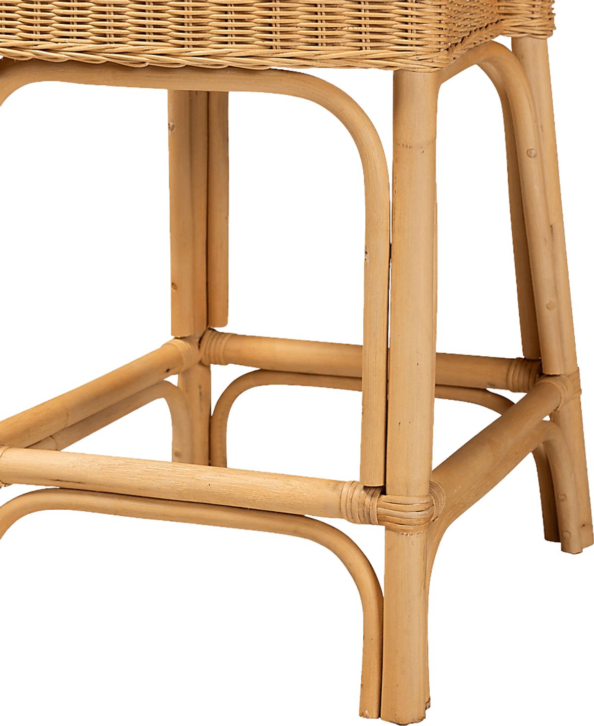 Emalene Natural Beige,White Counter Stool | Rooms to Go