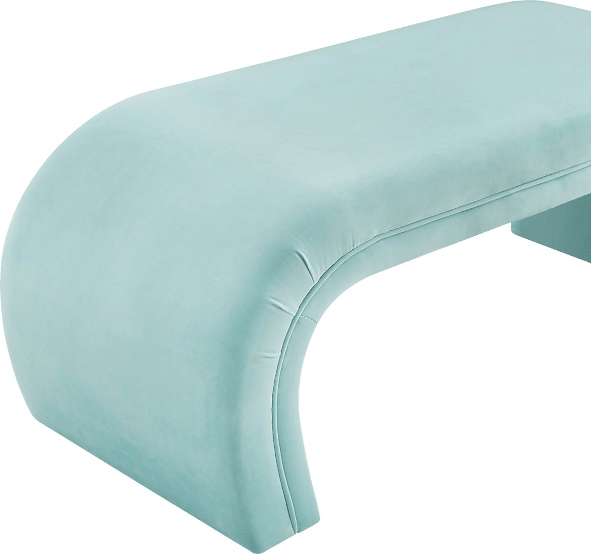 Emalia Light Blue Bench - Rooms To Go