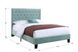 Emeline Light Blue Queen Upholstered Bed - Rooms To Go