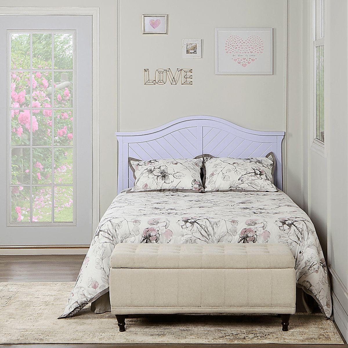 Emmiline Lilac Colors Crib | Rooms to Go