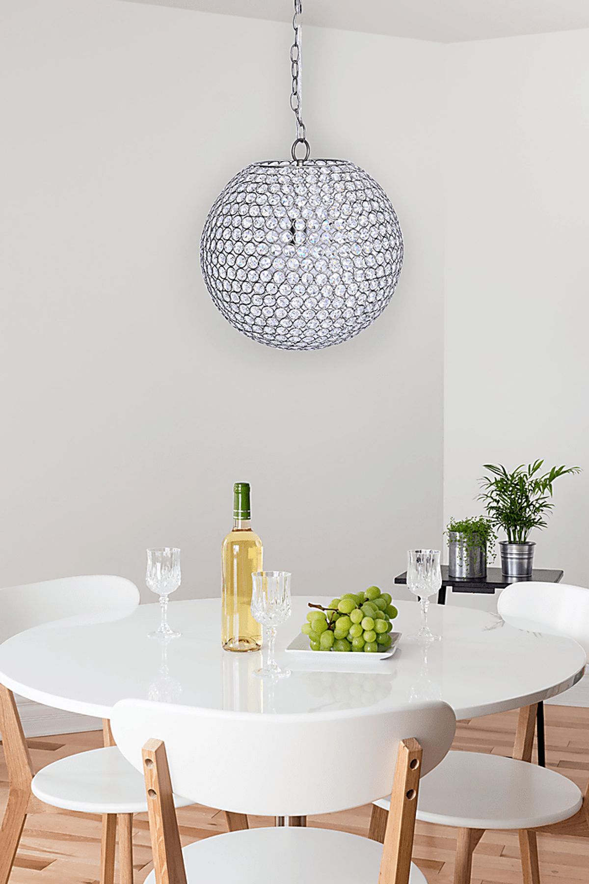Emory Gate Chrome Gray Pendant | Rooms to Go