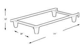 Knickerbocker Engauge Twin Bed Frame | Rooms to Go