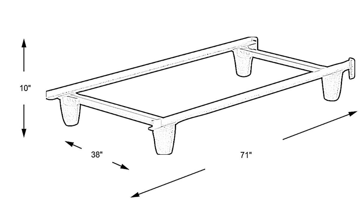 Knickerbocker Engauge Twin Bed Frame | Rooms to Go