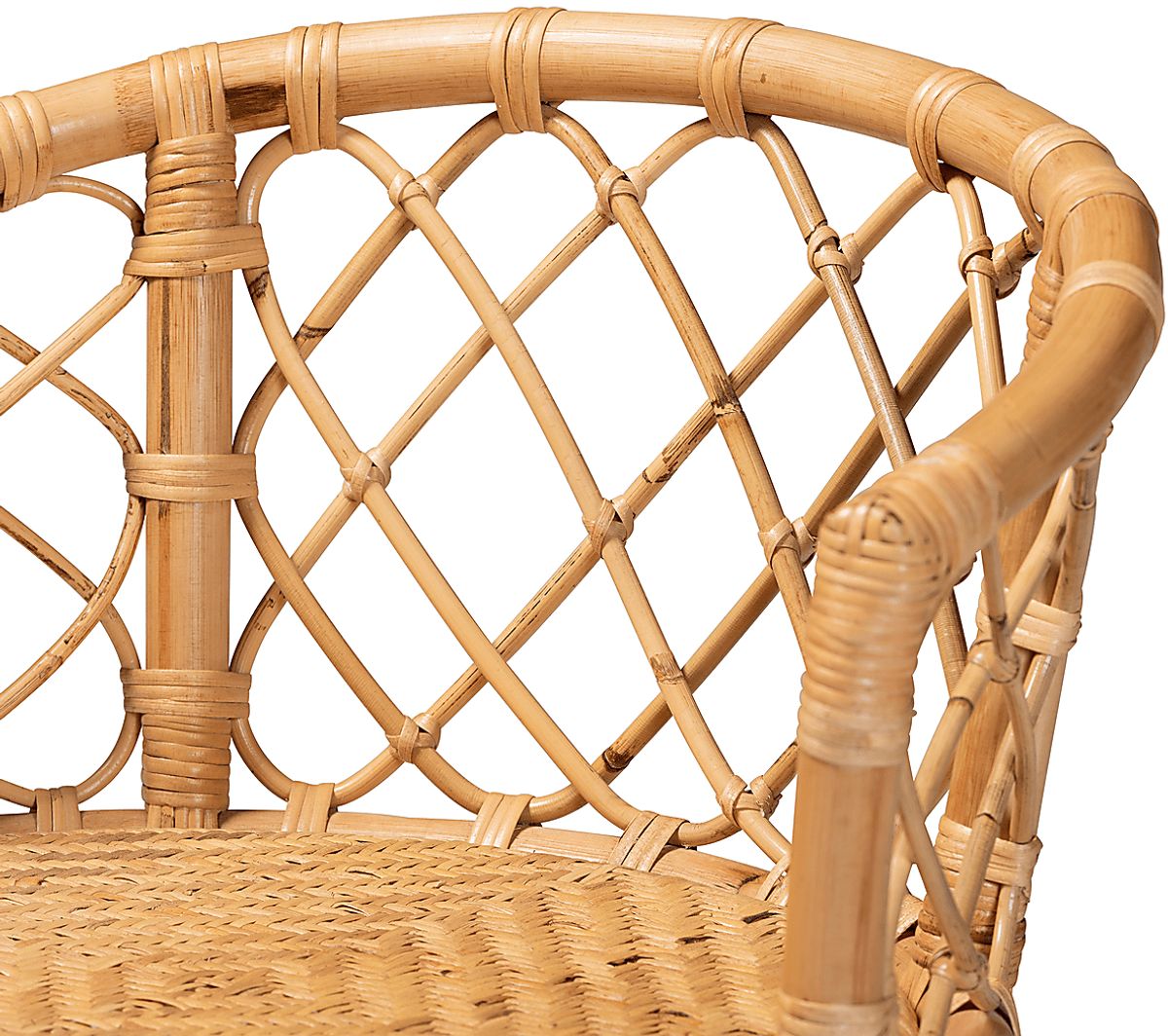 Enilan Natural Light Wood Beige,White Counter Stool | Rooms to Go