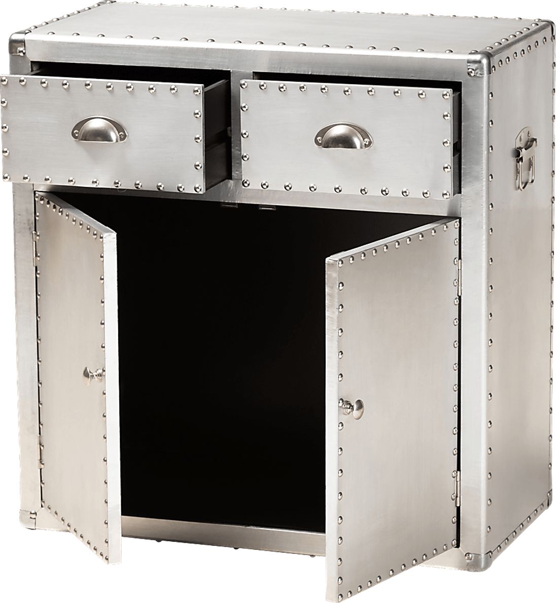 Enoree Light Silver Accent Cabinet - Rooms To Go