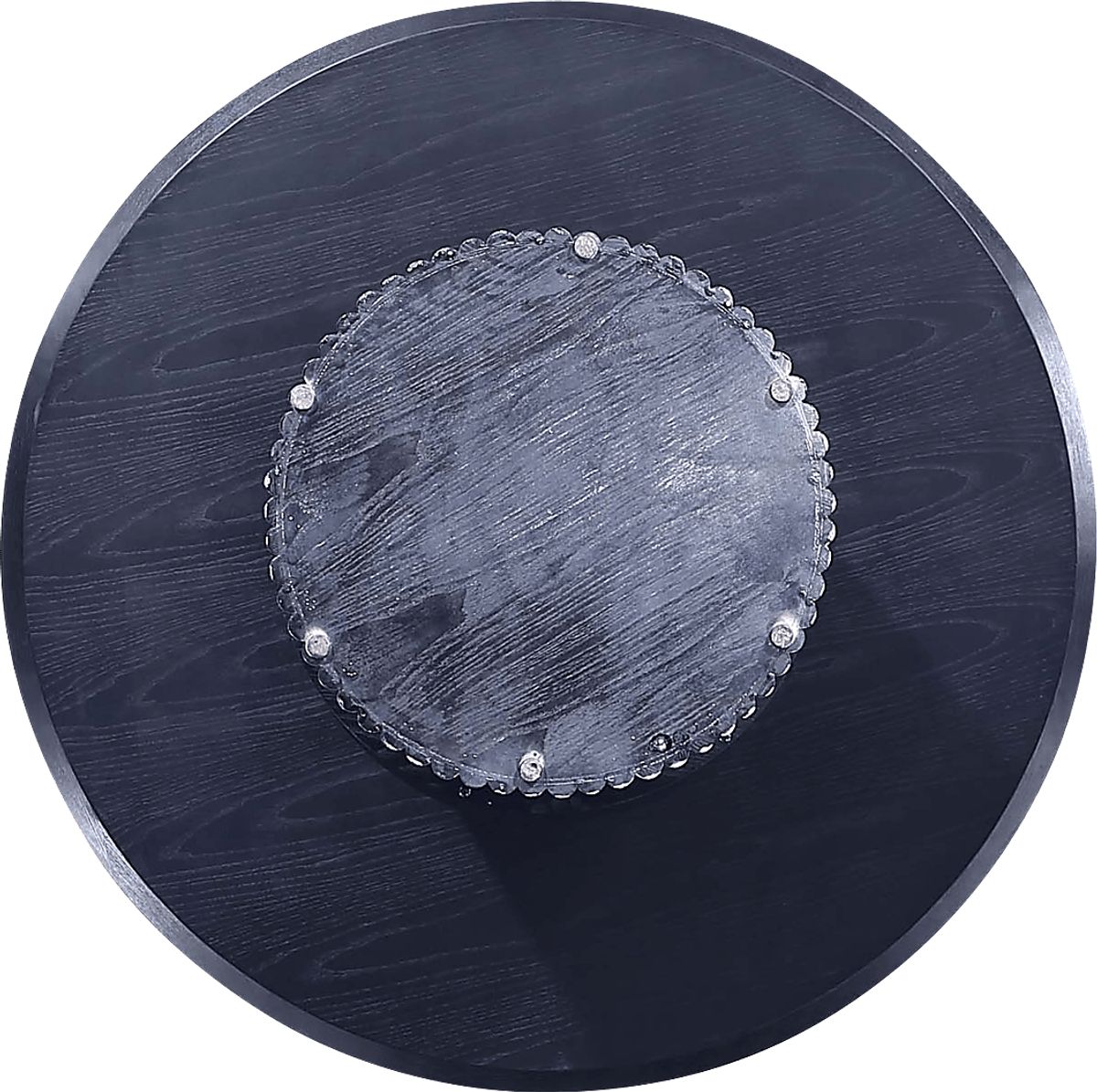 Enramada Black,Ivory Beige,Black Tweed Black And Ivory 7 Pc Dining ...