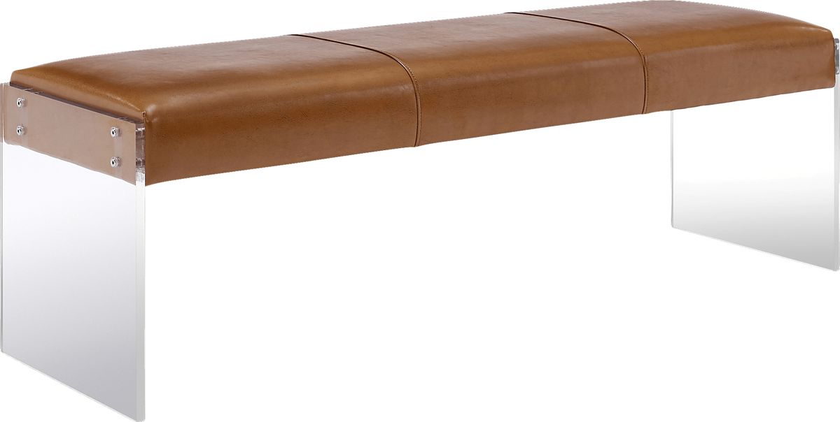 Envy Brown Bench | Rooms to Go