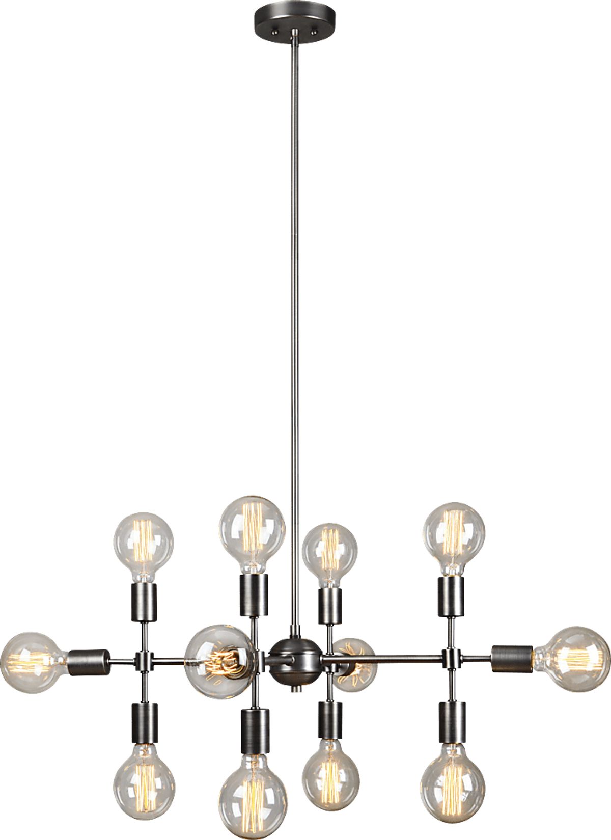 Enzo Gray Chandelier | Rooms to Go