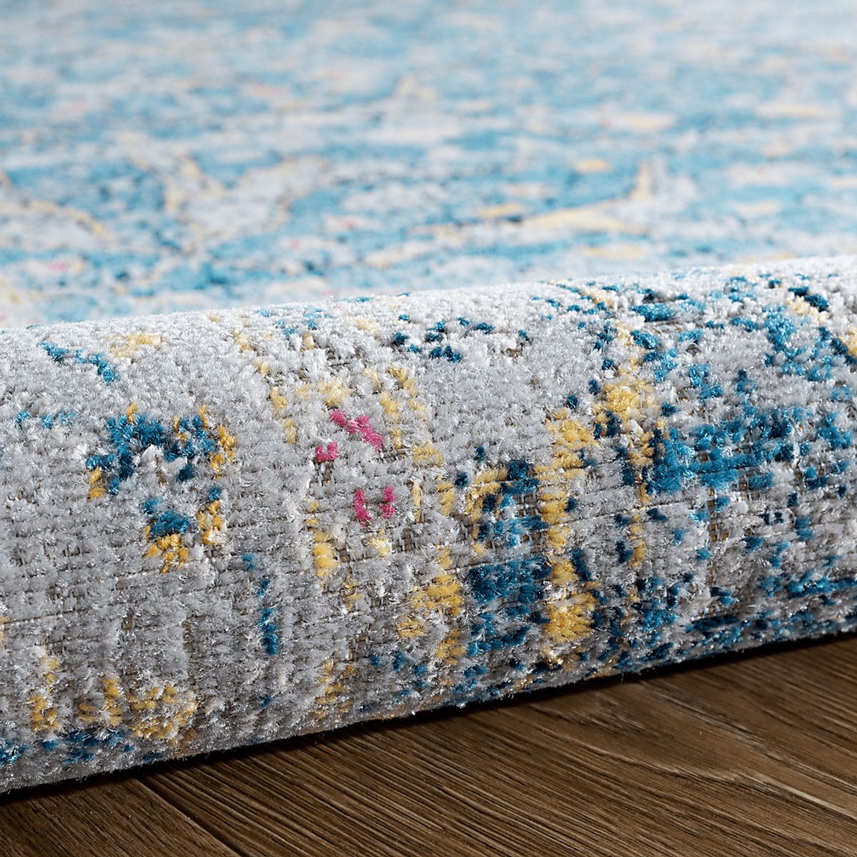Epder Blue,Cream Beige,Blue Rugs | Rooms to Go