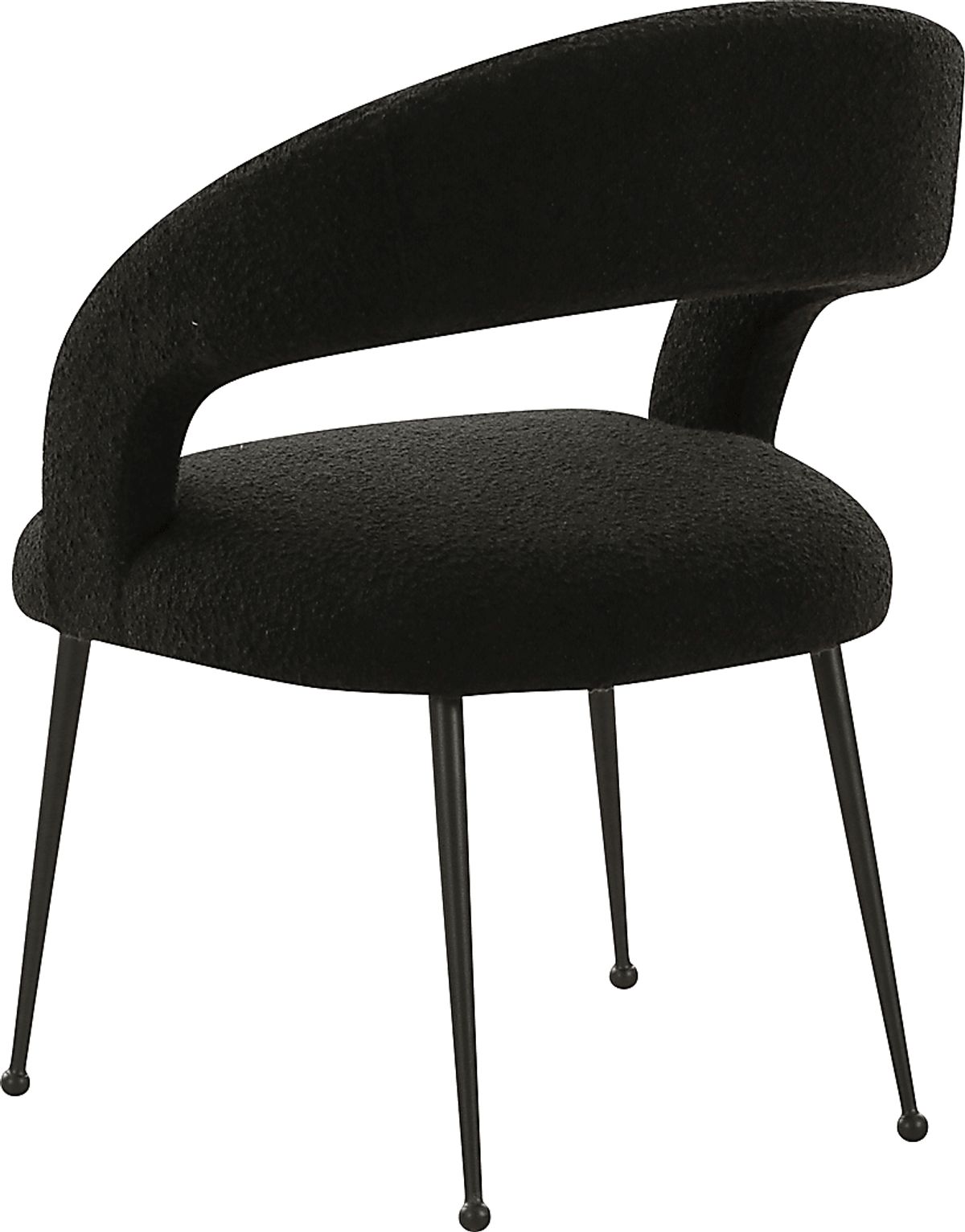 Ephross Black Cotton,Polyester Fabric Arm Chair | Rooms to Go