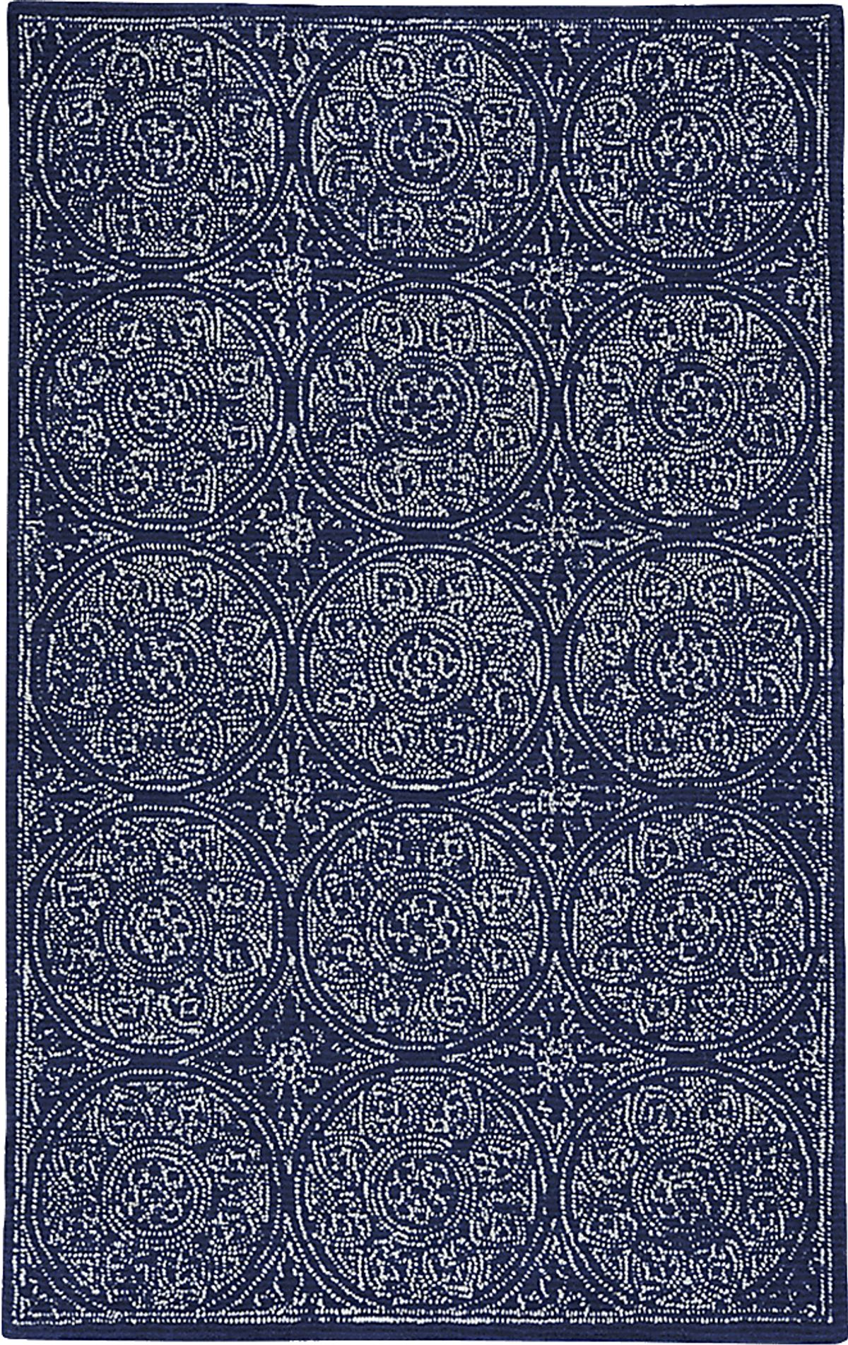 Epware Indigo Blue Rugs | Rooms to Go