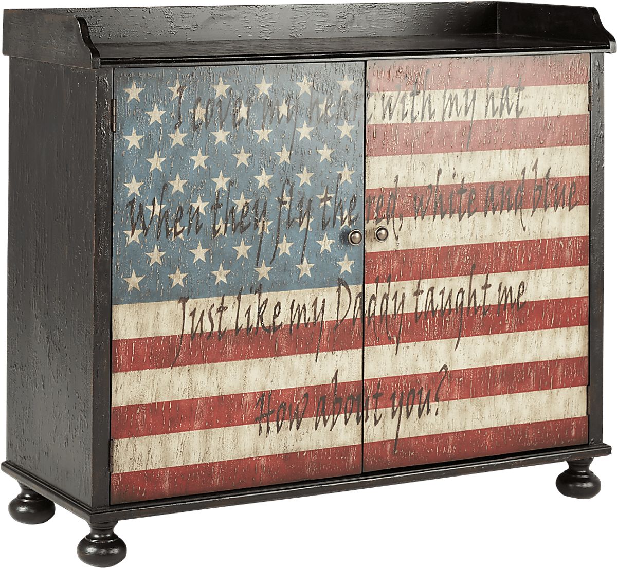 Eric Church Highway To Home Arrow Ridge Ebony Black Bar Cabinet | Rooms ...