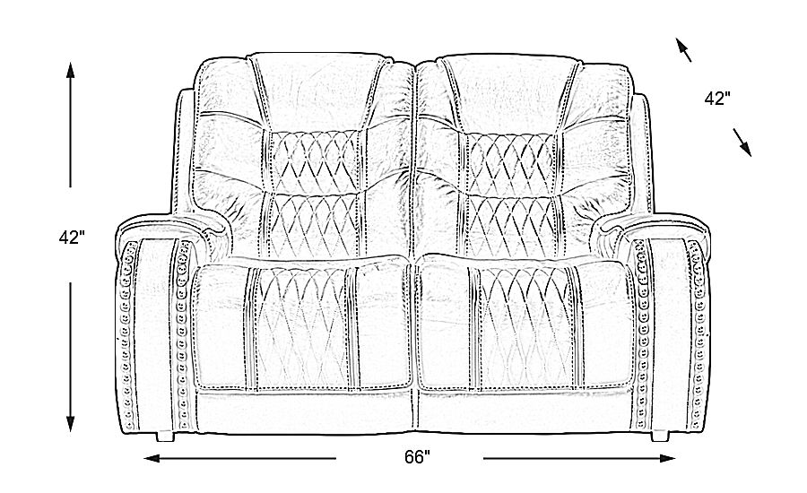 Eric Church Highway To Home Headliner Brown Leather Loveseat - Rooms To Go Eric Church Highway To Home Headliner Brown Leather Loveseat - Rooms To Go