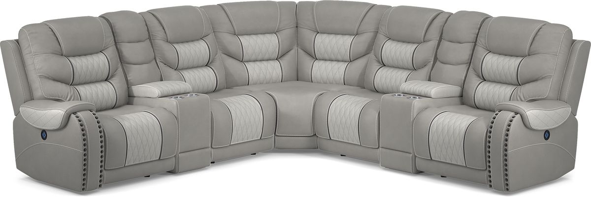 Eric Church Highway To Home Headliner Gray Leather 7 Pc Dual Power ...